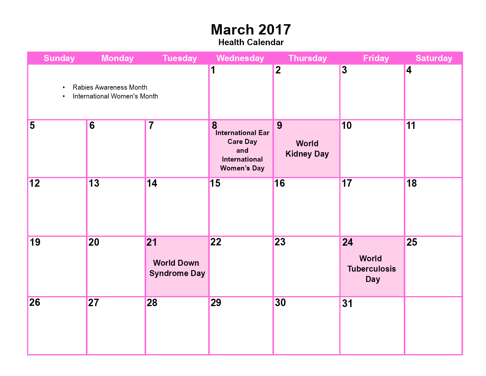 March | Healthy Life Online